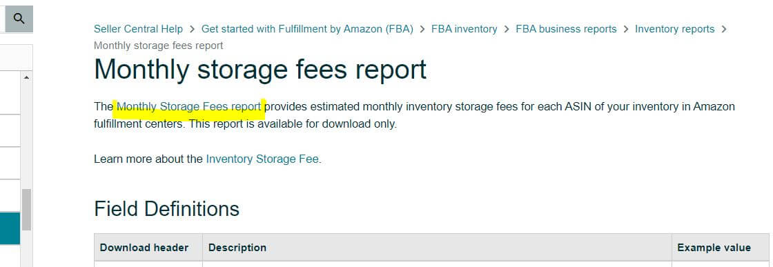 FBA Storage Costs - How to Find & Calculate Them! • FbaZoom